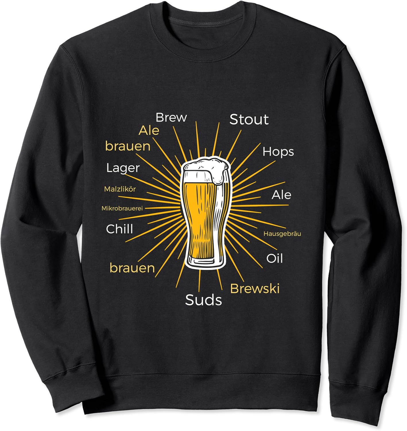 Beer In Different Languages Beer Sweatshirt Amazon fr Mode beer-in-different-languages-beer-sweatshirt-amazon-fr-mode